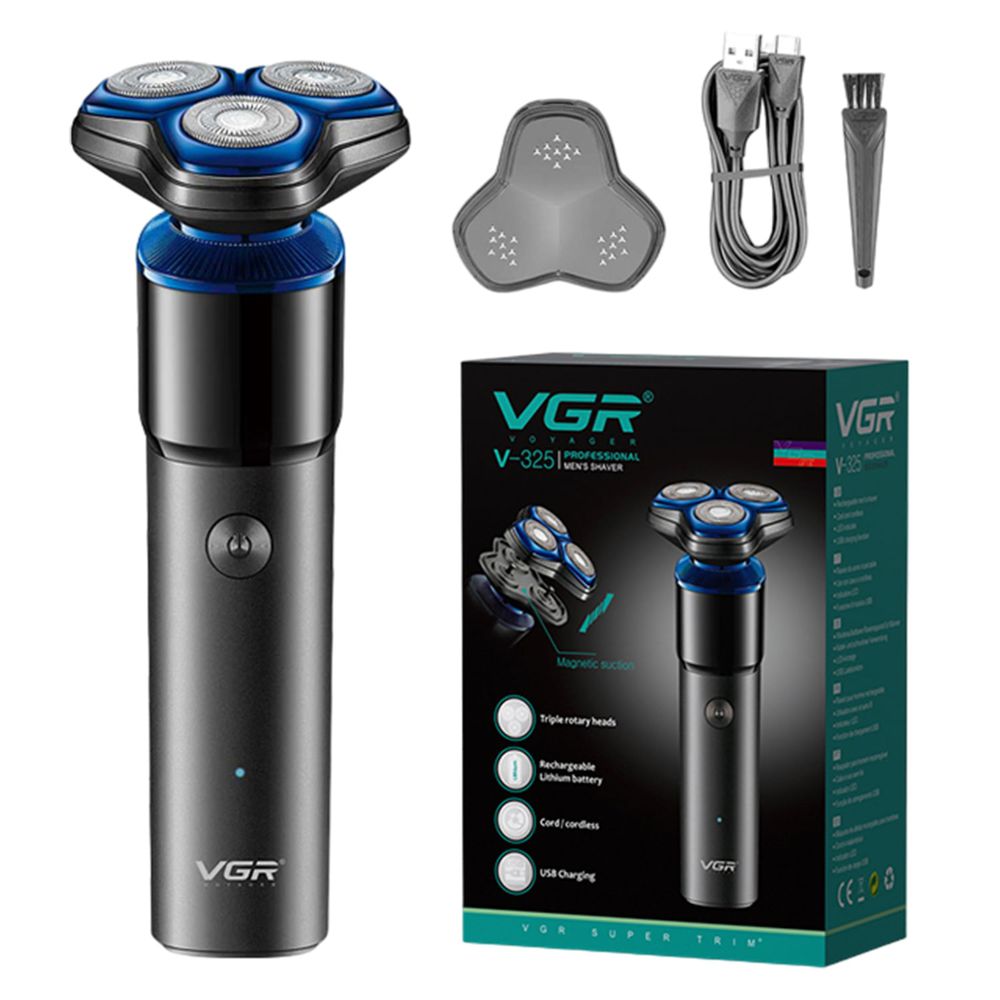 Afeitadora Eléctrica Hombre Shaver VGR V-325 Recargable