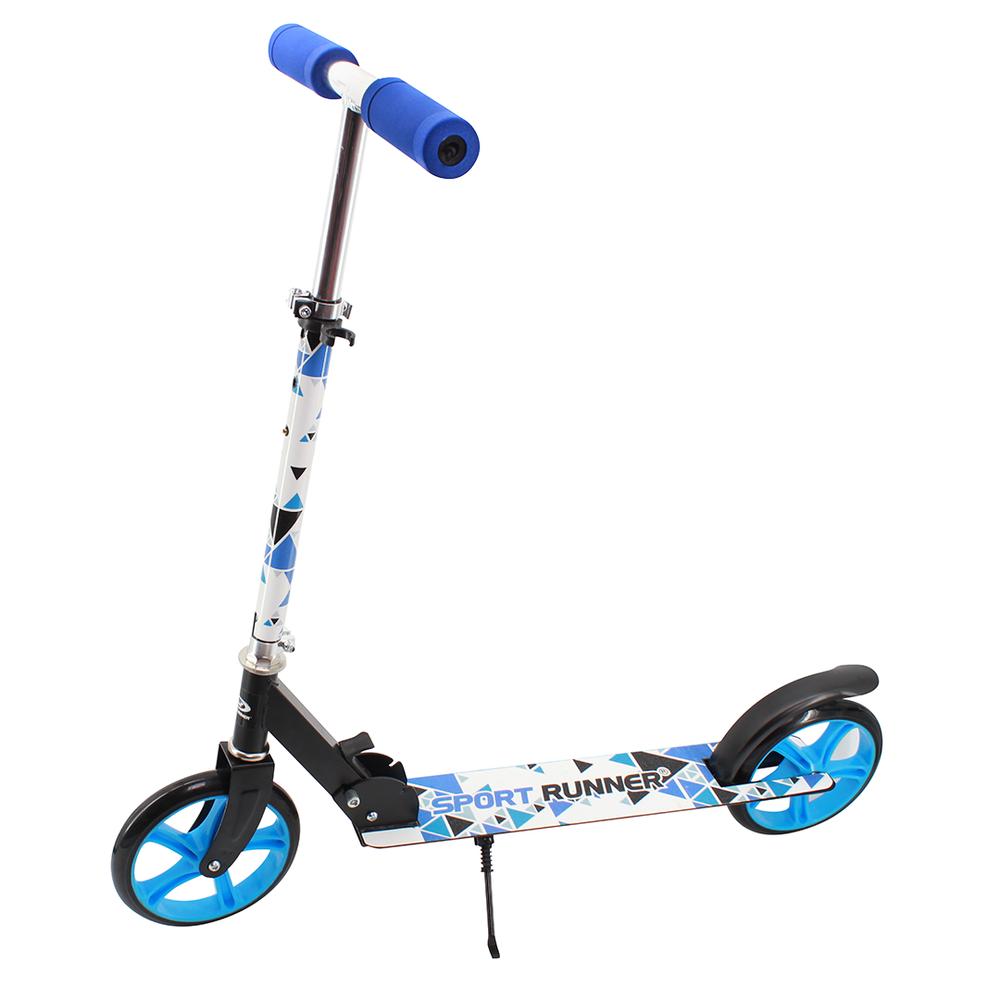 Monopatin scooter de aluminio y acero Adulto Azul