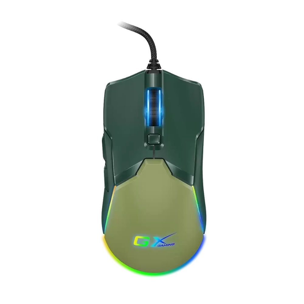 Mouse Gamer GENIUS SCORPION M700 Army USB RGB Verde