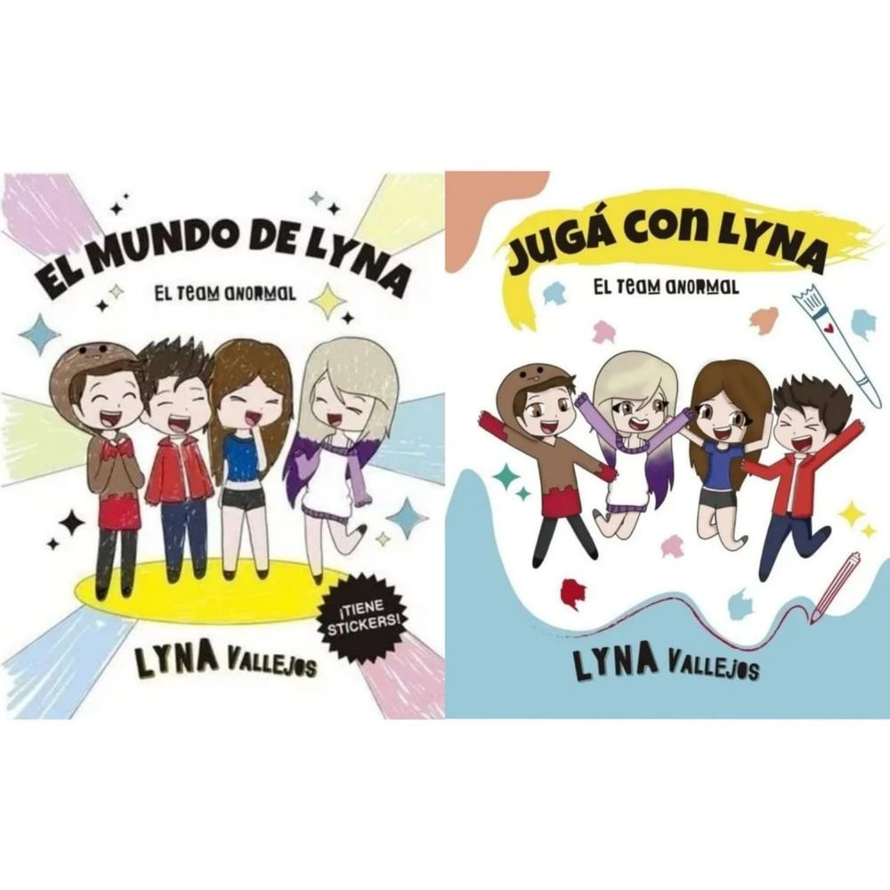 Pack 2 Libros El Mundo De Lyna y Jugando Con Lyna