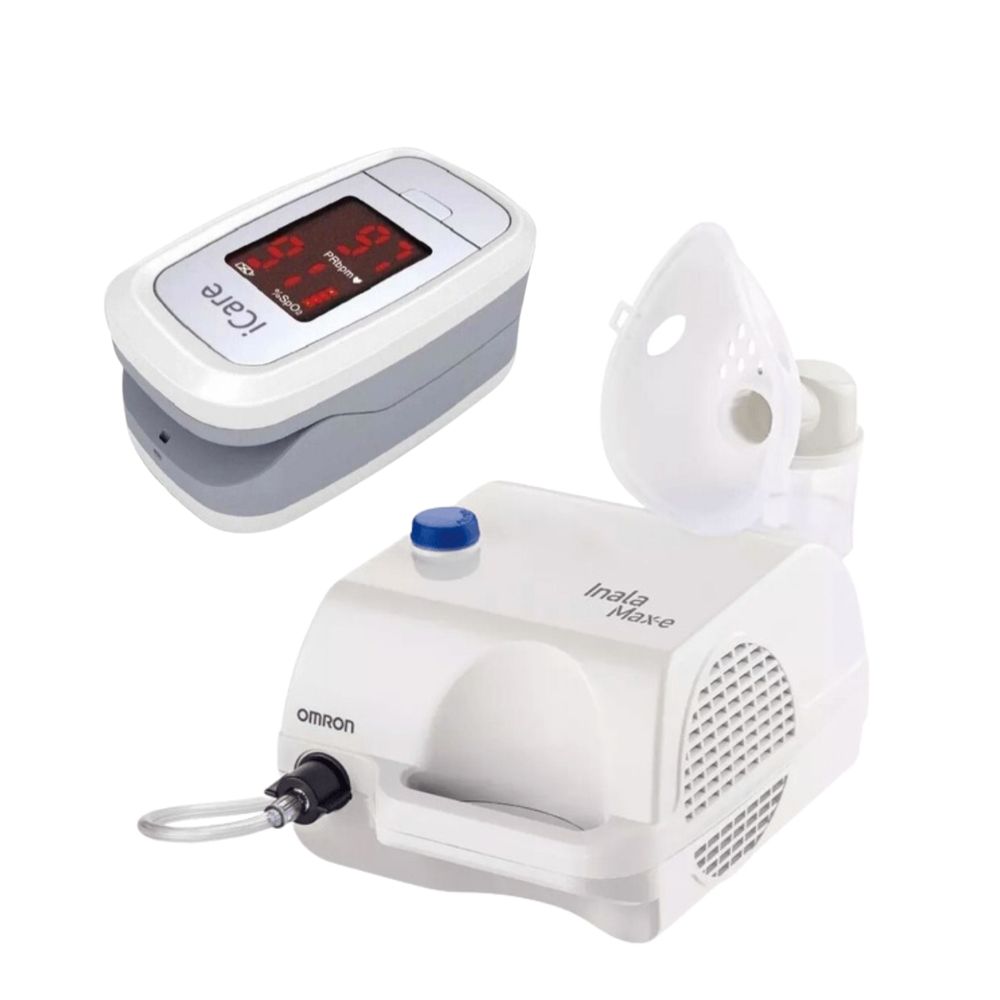 Combo Nebulizador A Piston Ne-C702 + Oximetro