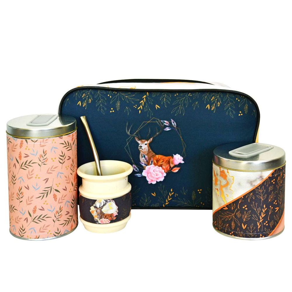 Kit de Mate Urbano con bolso de mano Ciervo