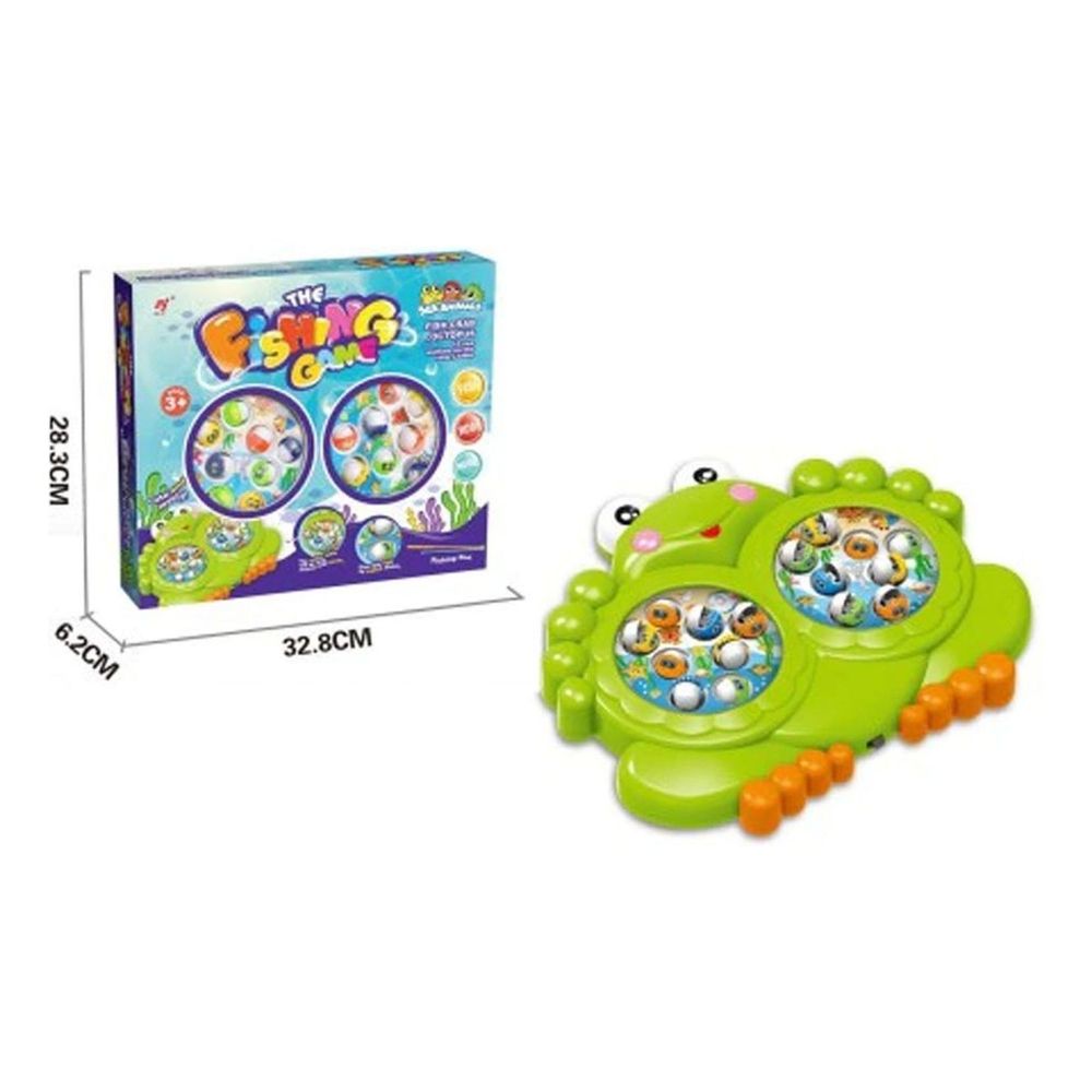 Juego De Pesca Fishing Game Doble Bandeja Rana