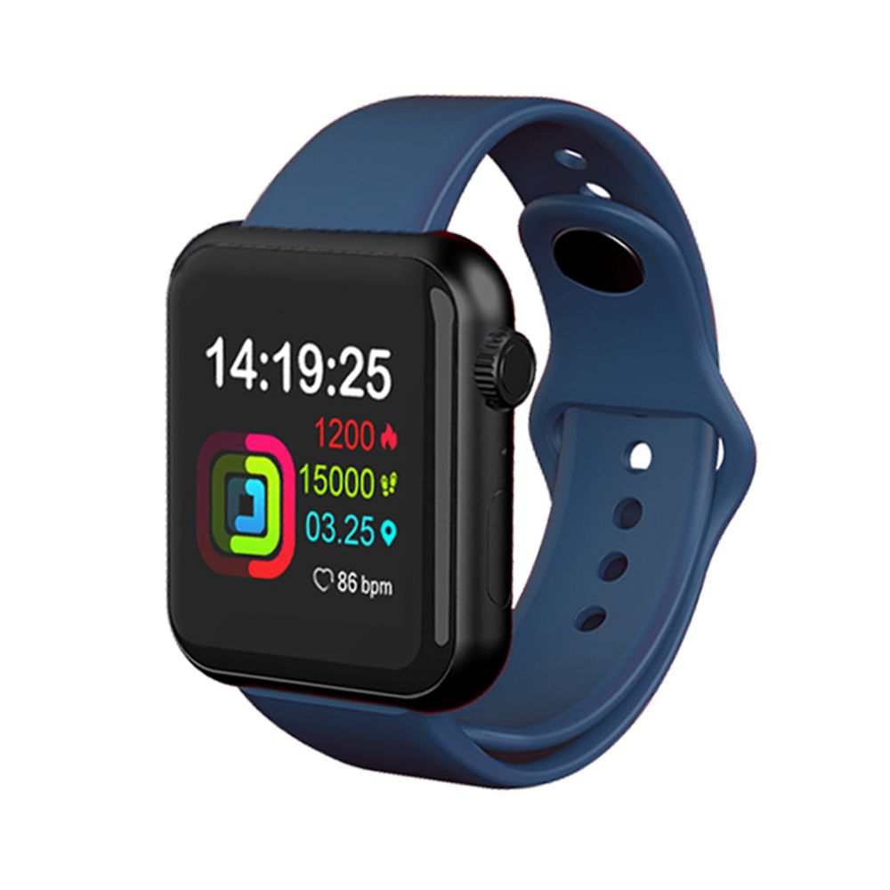 Reloj Inteligente Smartwatch Deportivo Cardio Azul