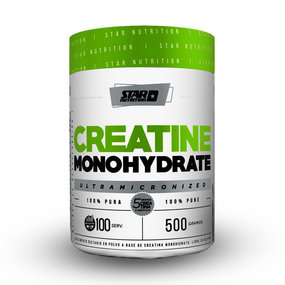 Creatina Monohydrate Star Nutrition 500gr Sin Sabor