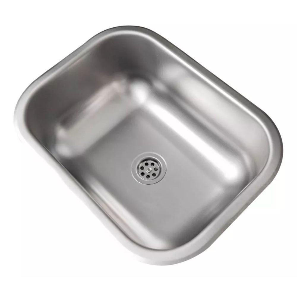 Pileta Bacha Acero Cocina Simple 37 X 27 X 14 Cm
