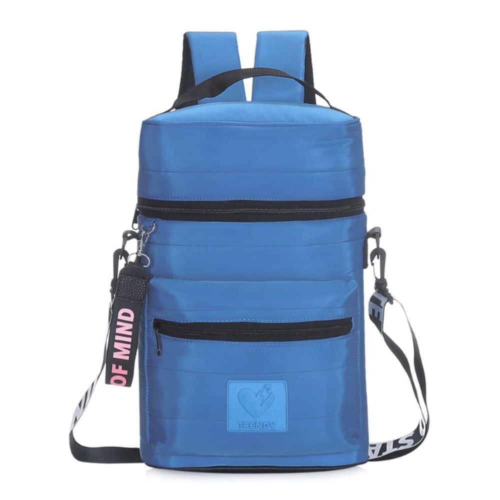 Mochila Matera Trendy Nylon Amplia Liviana Urbana