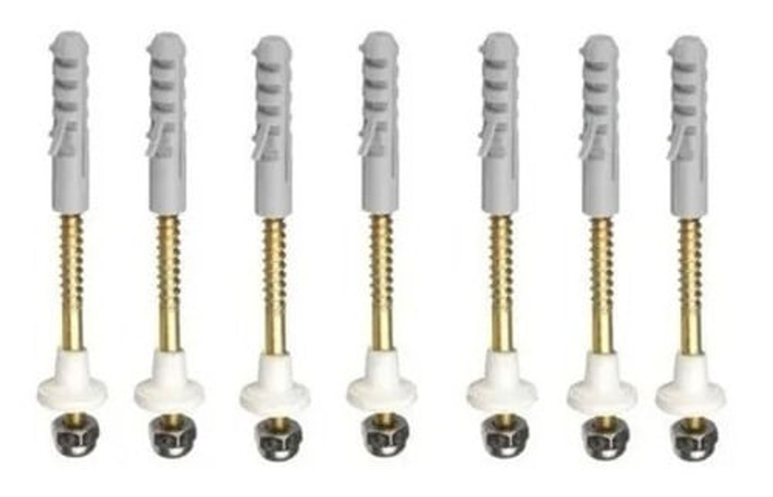 Repuesto Tornillo De Bronce Para Inodoro 22 X 80 Cm Pack X20