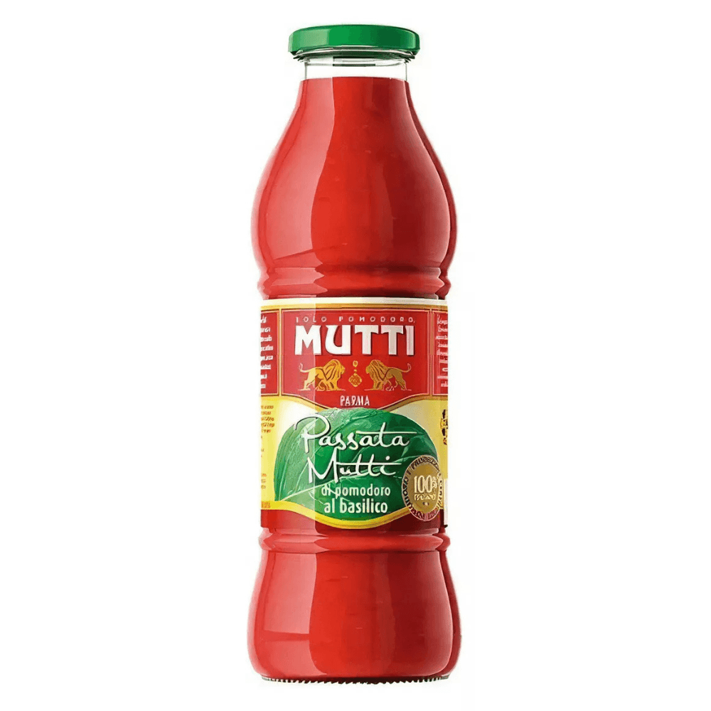 Puré de Tomate Mutti Passata con Albahaca 400g Italia