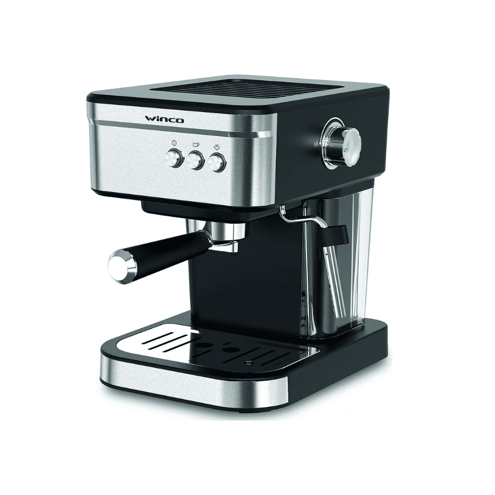 Cafetera Winco W1925 Semi Automática Negra Expreso 220v