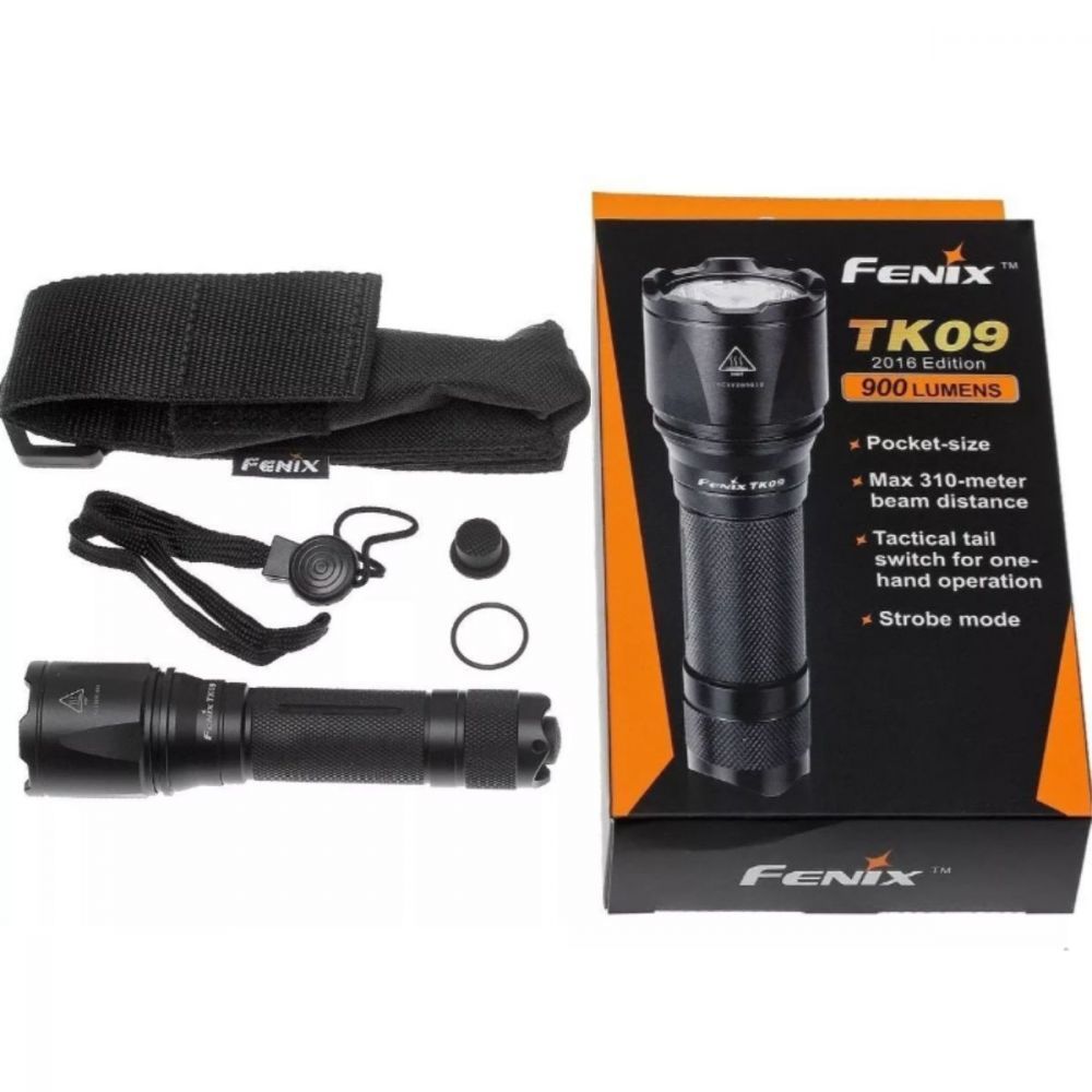 Fenix Linterna Tk09 Led 900 Lumen De Mano Potente Tactica