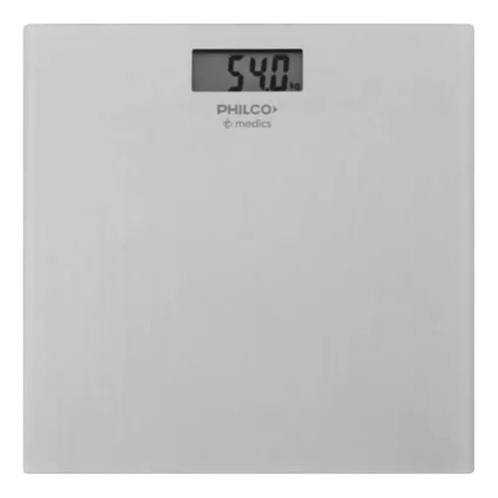 Balanza De Vidrio Templado Philco Bap2011pi Hasta 180kg Color Blanco