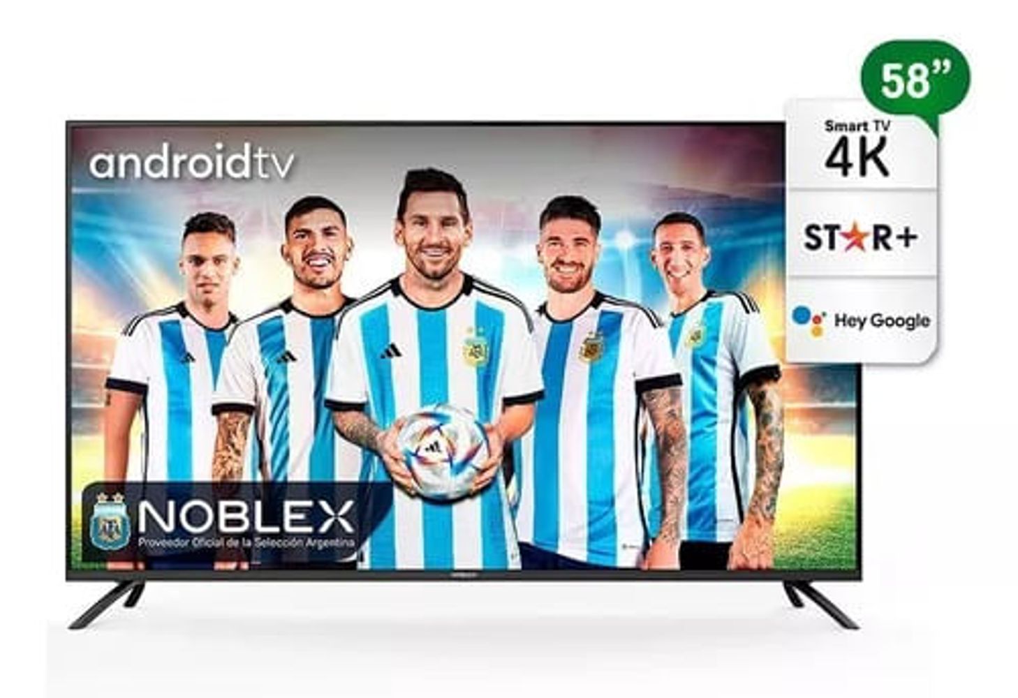 Smart Tv 58 Pulgadas Noblex Db58x7500 Uhd Led 4k Android Tv