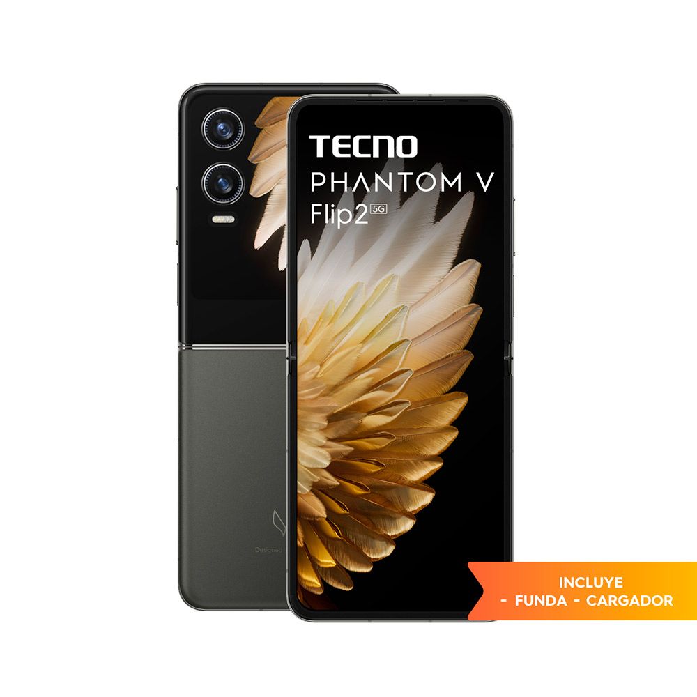 Celular Tecno AE11 Phantom V Flip 2 5G 8GB 256GB Grey