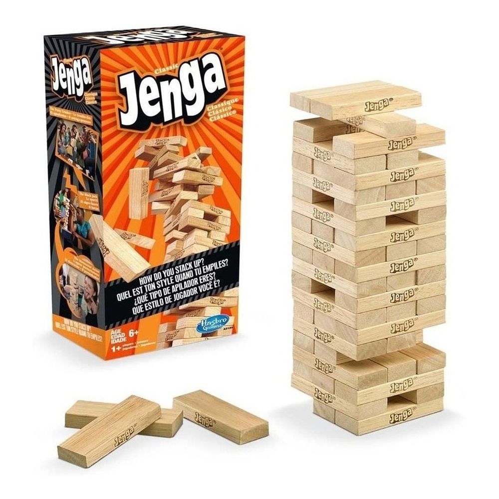 Jenga El Original De Hasbro Yenga El Mejor De Todos