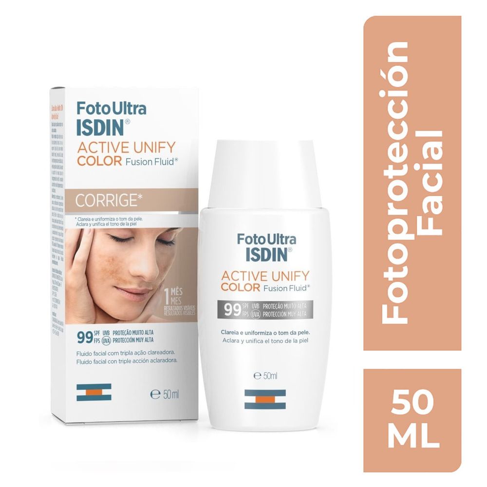 Isdin Foto Ultra 100 Active Unify Fps 50+ Color Fluido 50ml