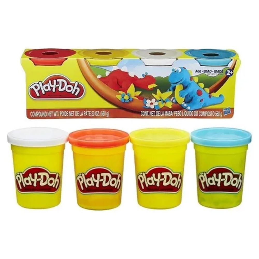 Masa Set X4 Play Doh Colores Surtidos Hasbro B5517