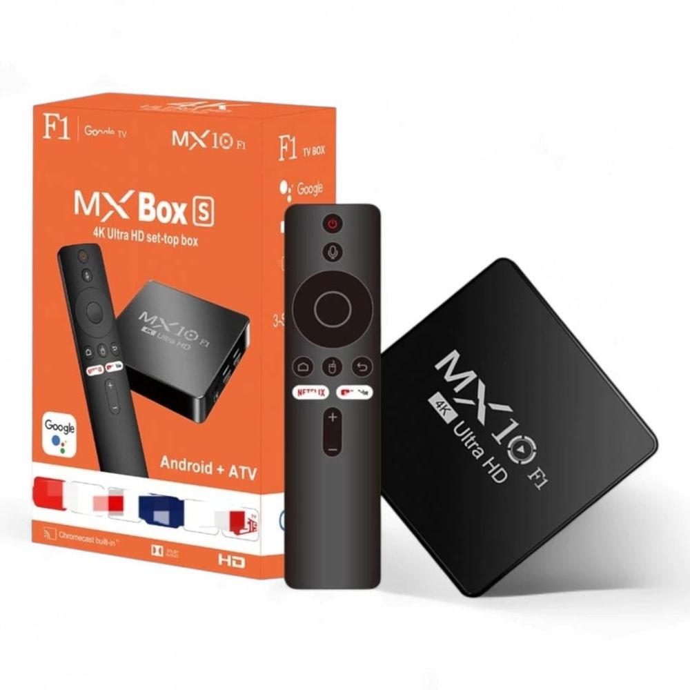 Tv Box MX10 Box S Android 13 Con Control de Voz 16gb 2gb