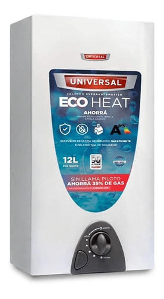 Calefón Universal 12l Csu-126 Gn Instant Power S/piloto Pc