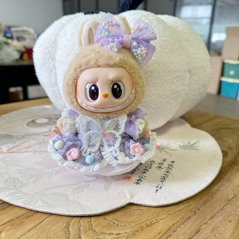 Ropa para muñeca Labubu Princess Falda para muñeca Labubu de 17 cm
