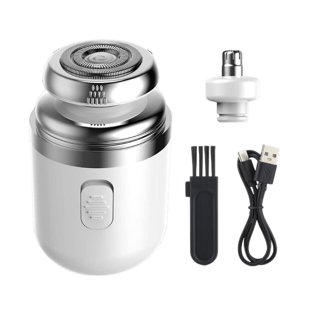 Mini afeitadora recargable corta barba blanca Oryx XR7908