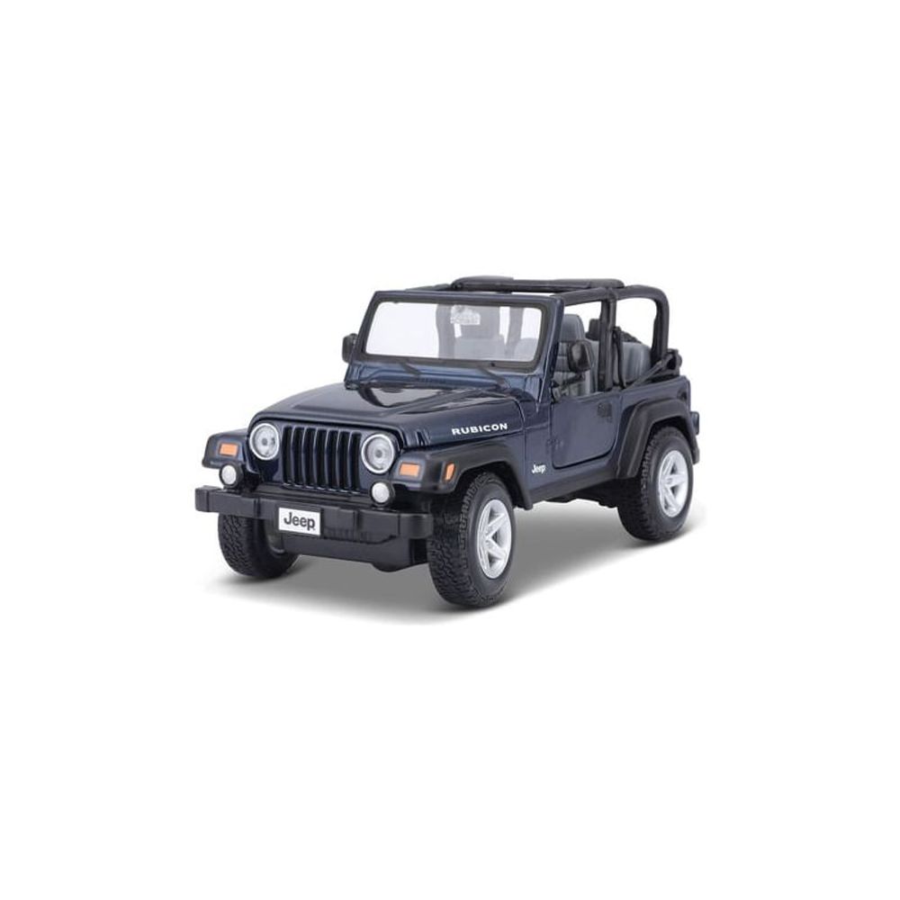 Maisto 1:27 Jeep Wrangler Rubicon Azul Metalizado 31245