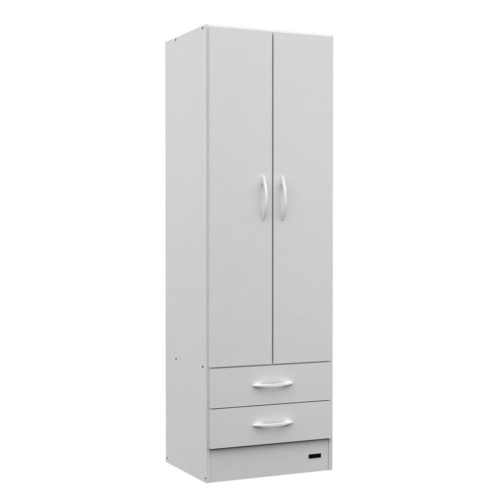 Placard 2 Puertas 2 Cajones Mod. Pack color Blanco