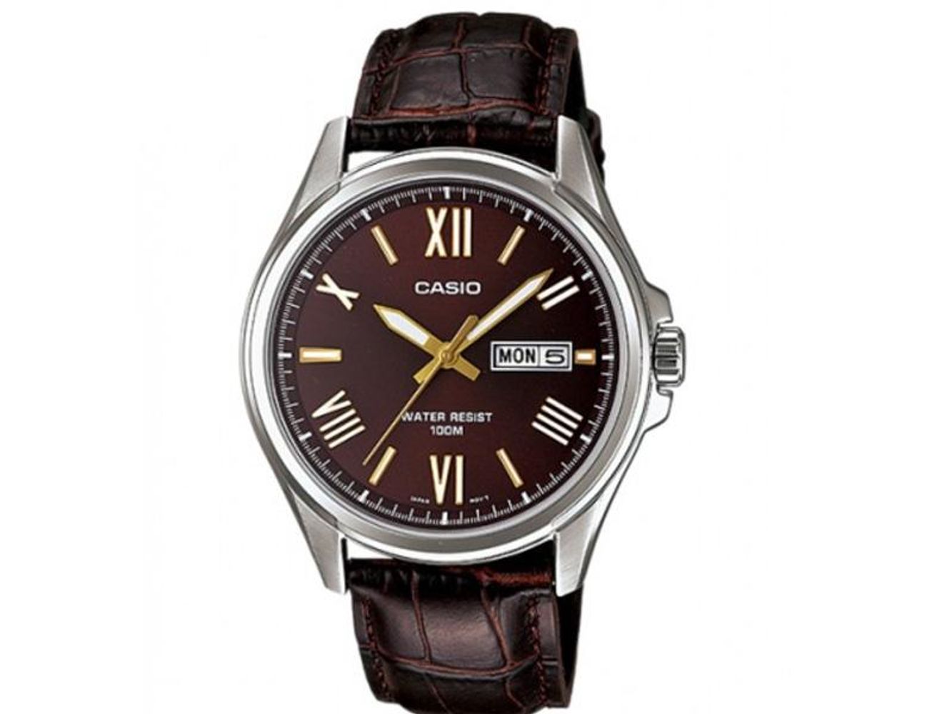 Reloj Casio MTP1377L-5A-Marrón