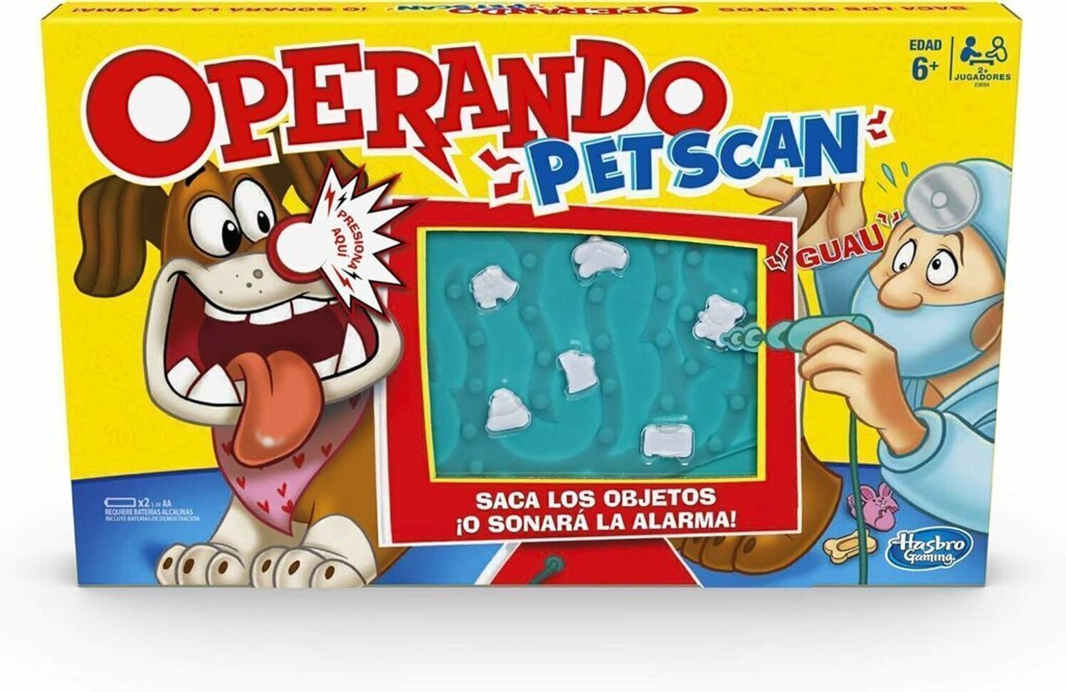 Juego de mesa Operando Pet Scan - Hasbro