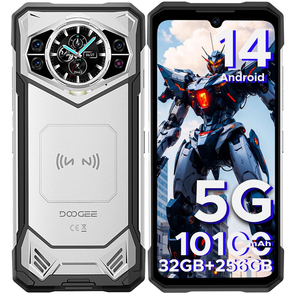 Smartphone DOOGEE S200 Rugged 5G desbloqueado 256GB+32GB 10,100mAh