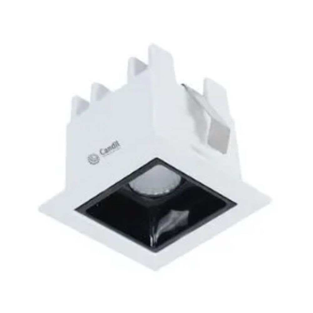 Spot Embutir Lineal Led Cuadrado Mini Aluminio 2W 220V Blanco