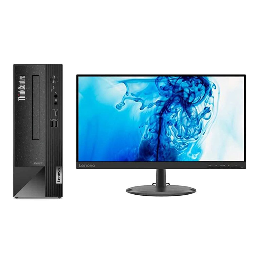Combo Pc Lenovo Neo 50s I5-12400/8gb/256ssd/freedos + Monitor Lenovo 21 ...