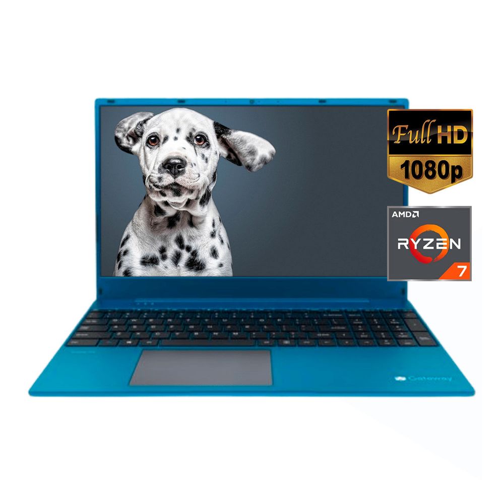Gateway Blue FHD Ryzen 7 8gb + 512 SSD / Notebook AMD Win