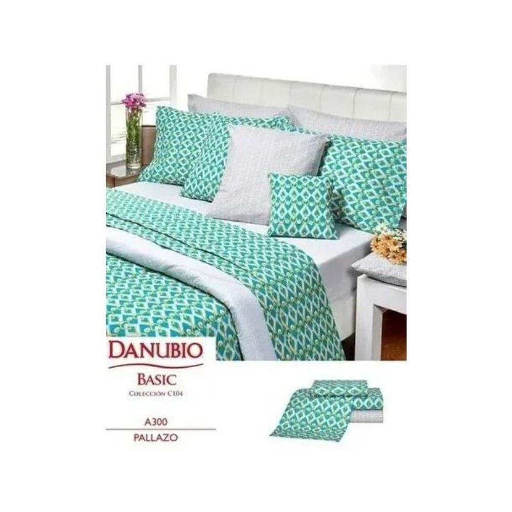 Sabana Danubio 2-1/2 Plazas 4 Piezas 132 (Hilo) A300