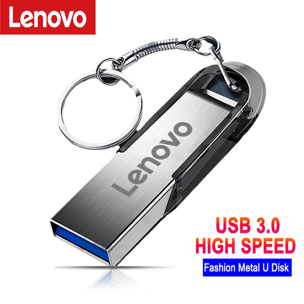 Pendrive Lenovo 2tb Doble Interfaz Tipo C Y Usb 3.0 Metalico