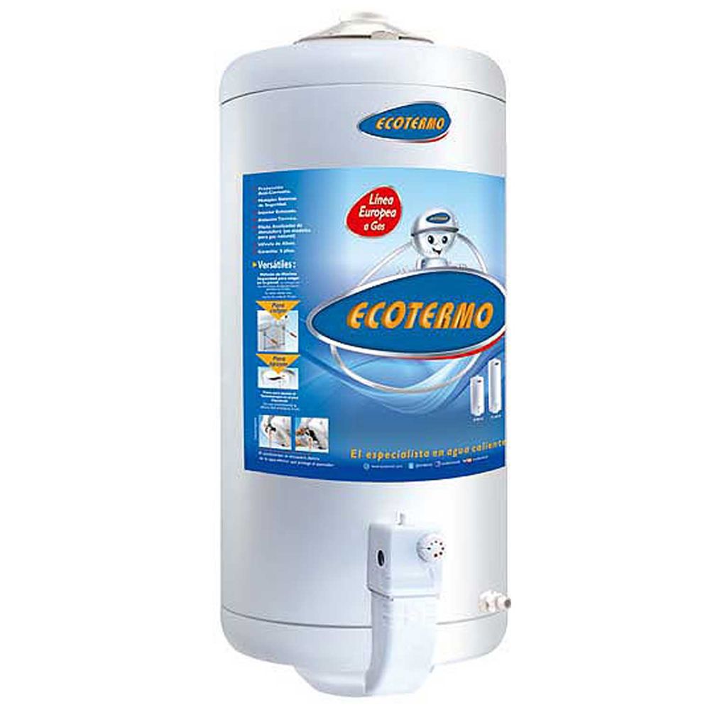 Termotanque a Gas 80 Litros Ecotermo LE80