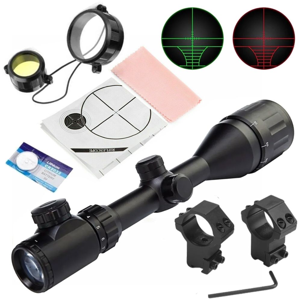 Mira Telescópica Half Mil Dot 3-9x40 Retículo Iluminado Zoom