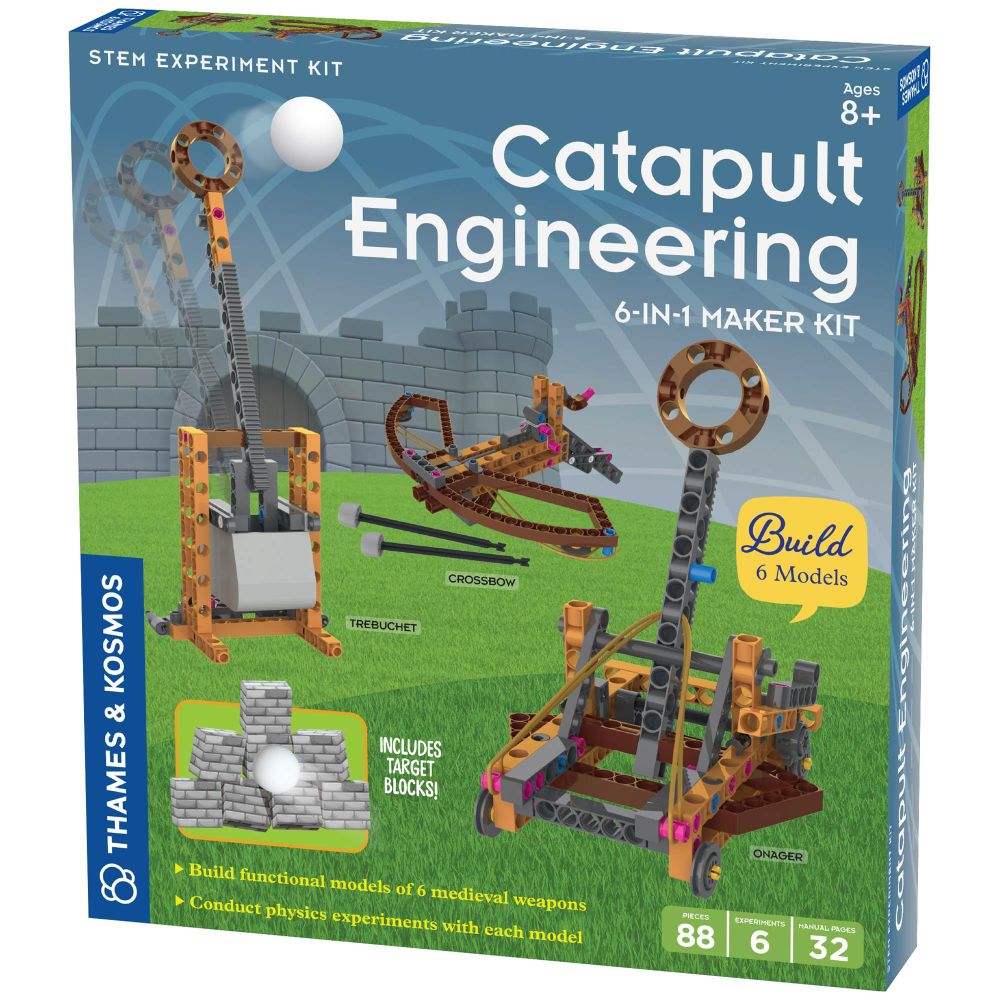 Ingeniería de catapulta: kit de fabricante 6 en 1