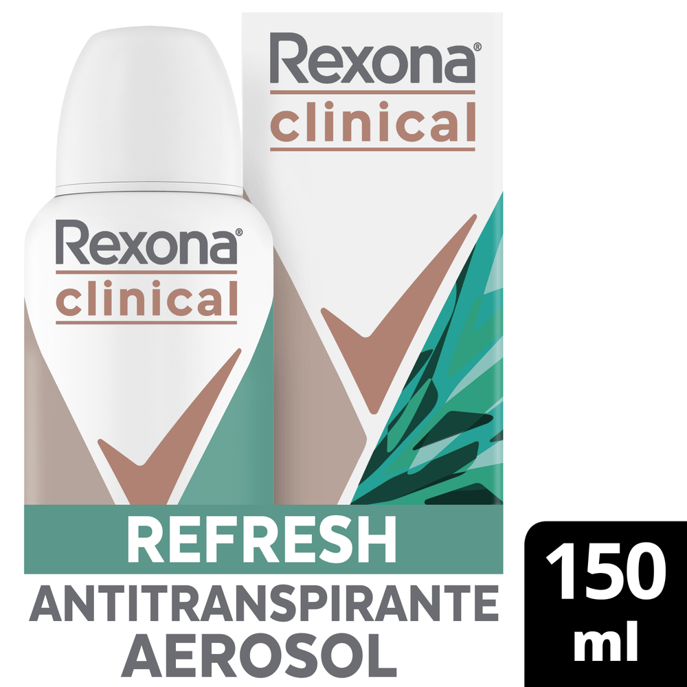 Antitranspirante en aerosol REXONA Clinical Refresh 150 ml