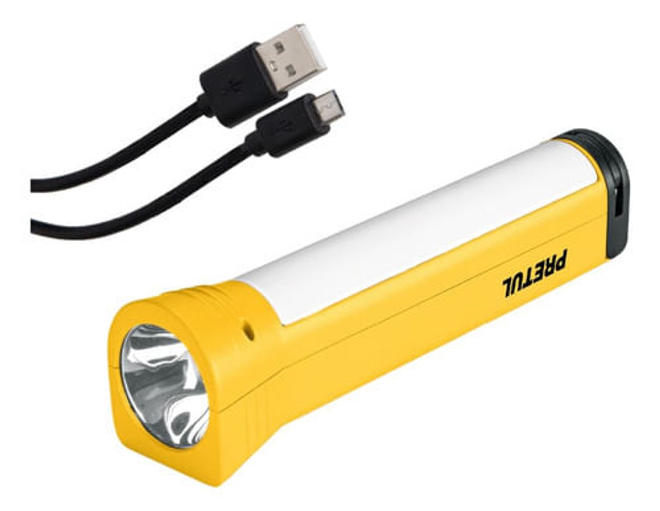 Linterna Lampara Led Recargable Usb 280 Lumens 6.5 Hs 100mts
