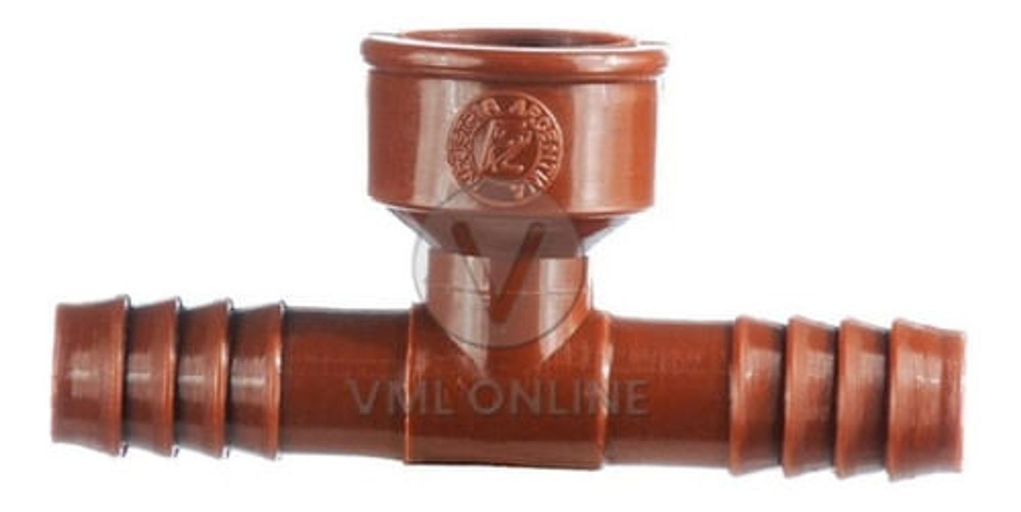Union Tee Espiga 1/2 Pulgada Polipropileno Agua Pack X5 Unid