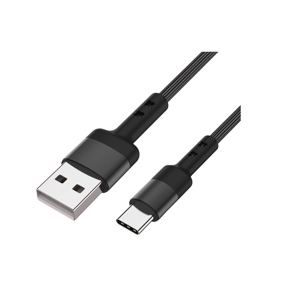Cable Reforzado Usb A Tipo C 1 Metro Hasta 5a Carga / Datos