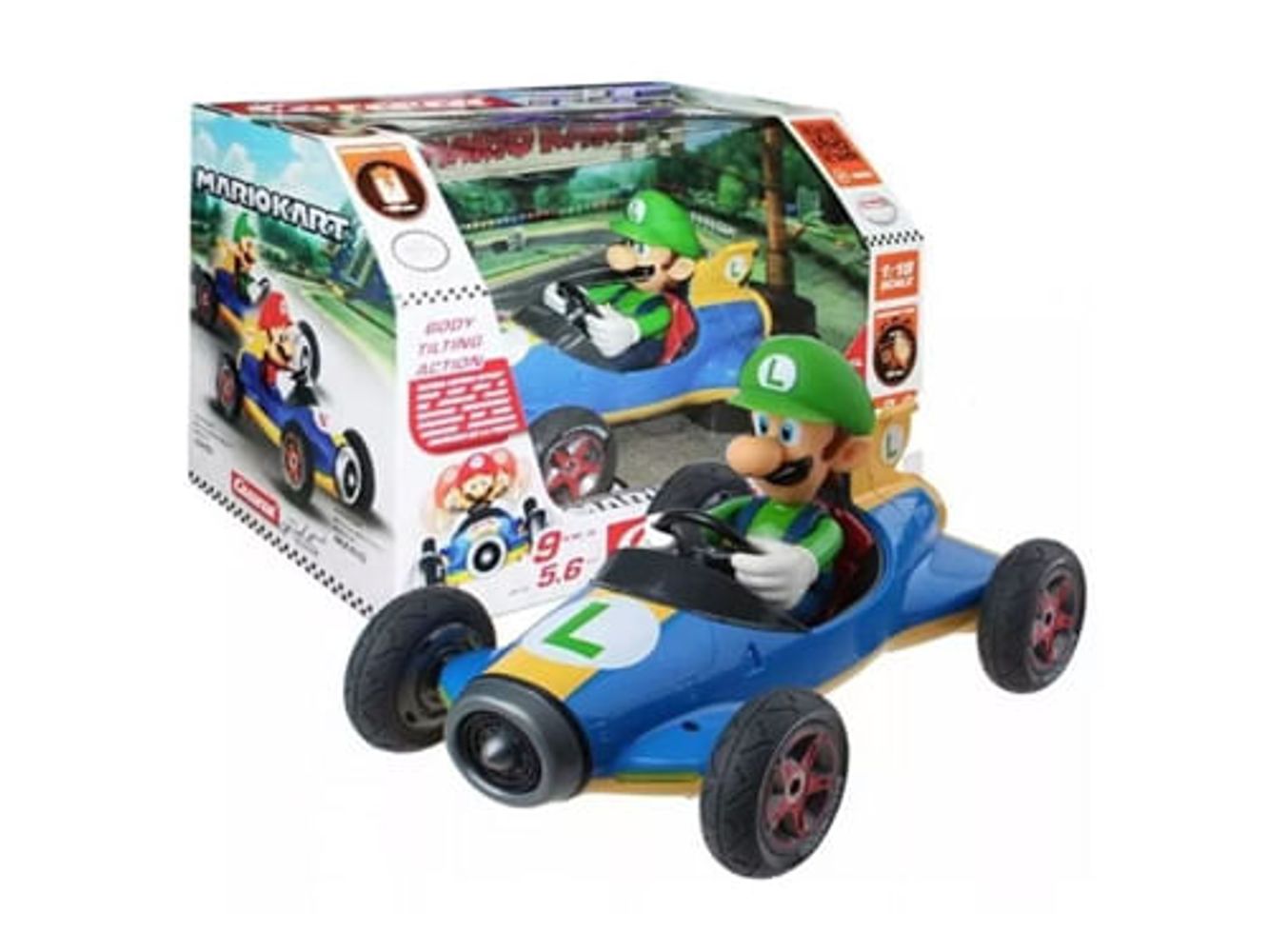 Auto Mario Kart A Control Luigi Carrera Go 370181067
