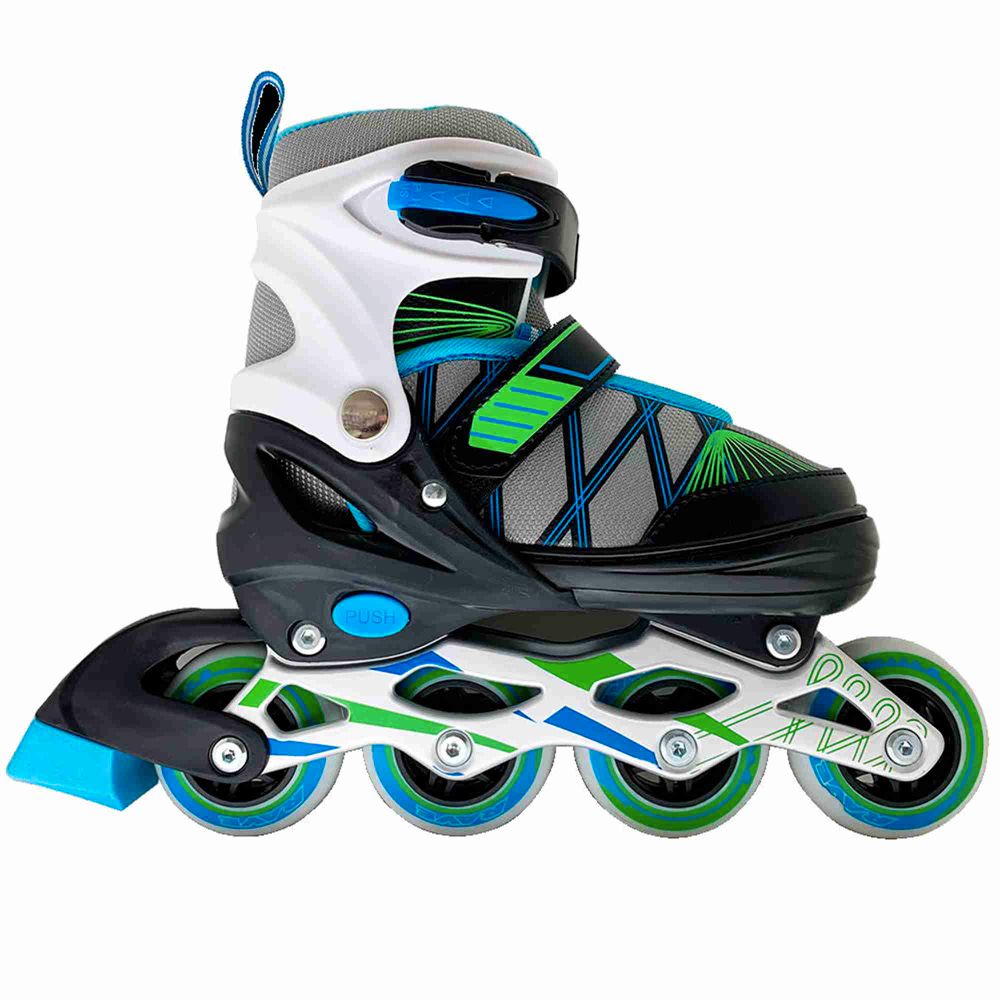 Roller extensible aluminio Ruedas con luz Talle S PA03