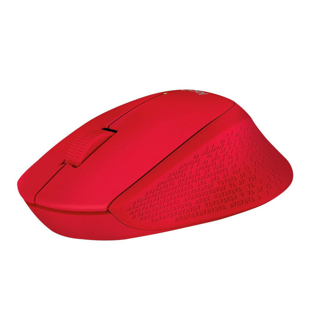 Mouse Logitech M280 Inalambrico Usb Confortable Preciso Pc - Rojo