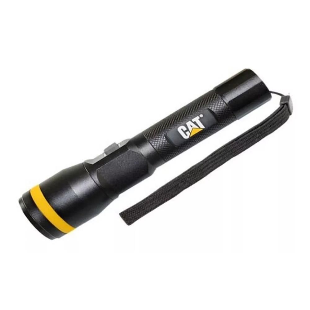 Linterna Led Cat Recargable 550 Lumen Negra