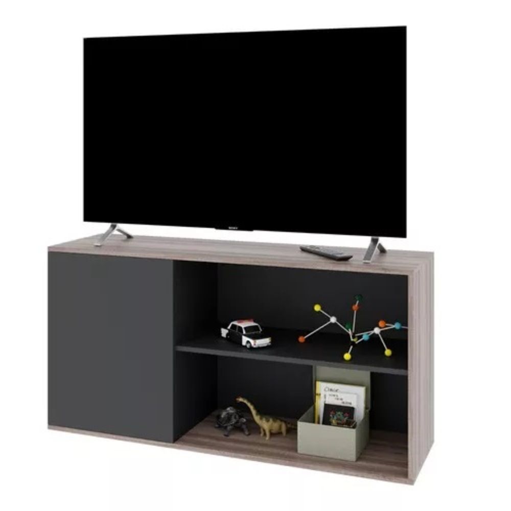 Rack Mesa Mueble Tv Led 50 55 Melamina Moderno 1 Puerta - Muebles ...