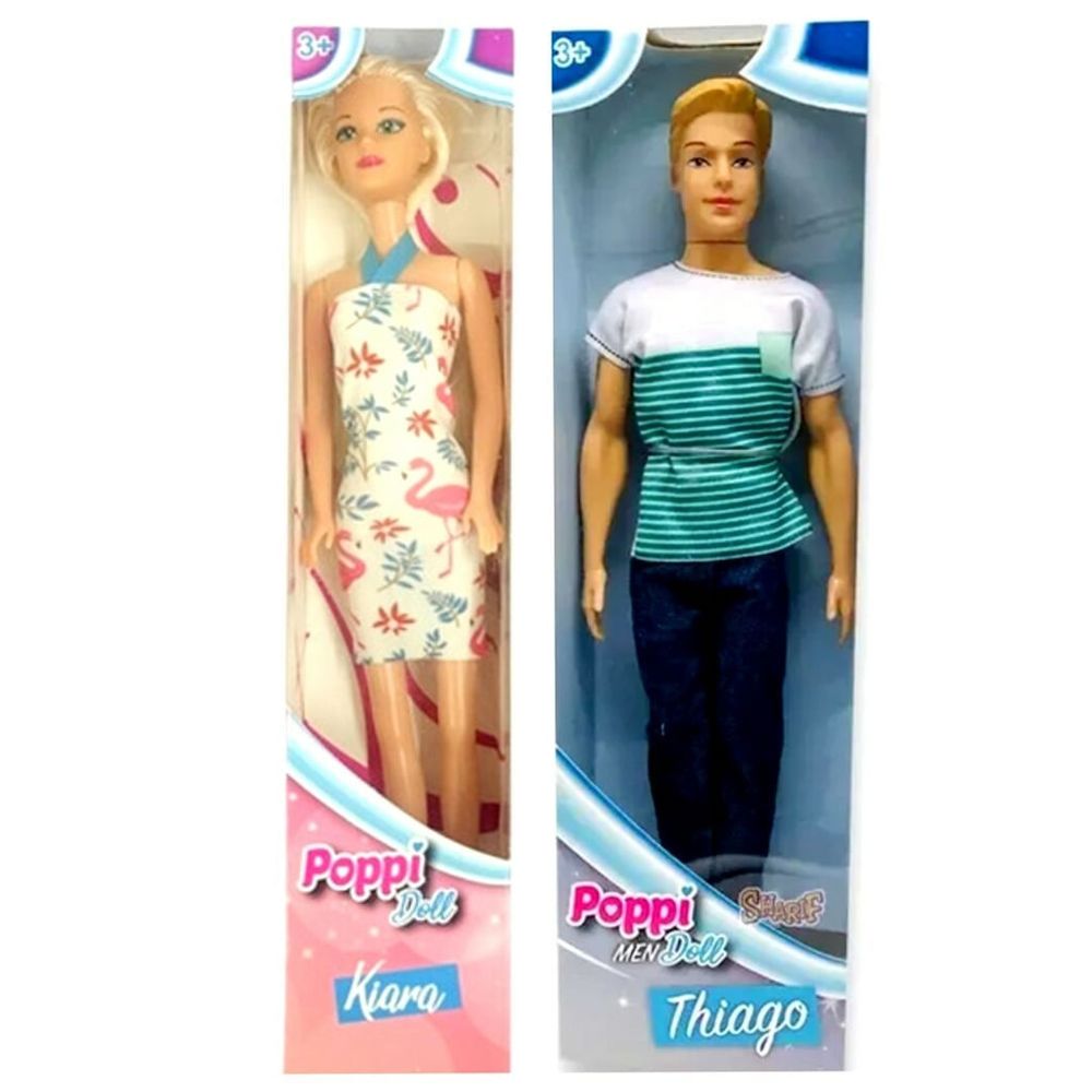 Muñeca Kiara + Thiago Poppi Doll