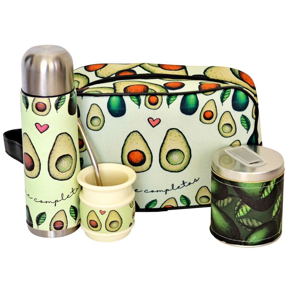 Bolso de mano termo y Mate Urbano Palta