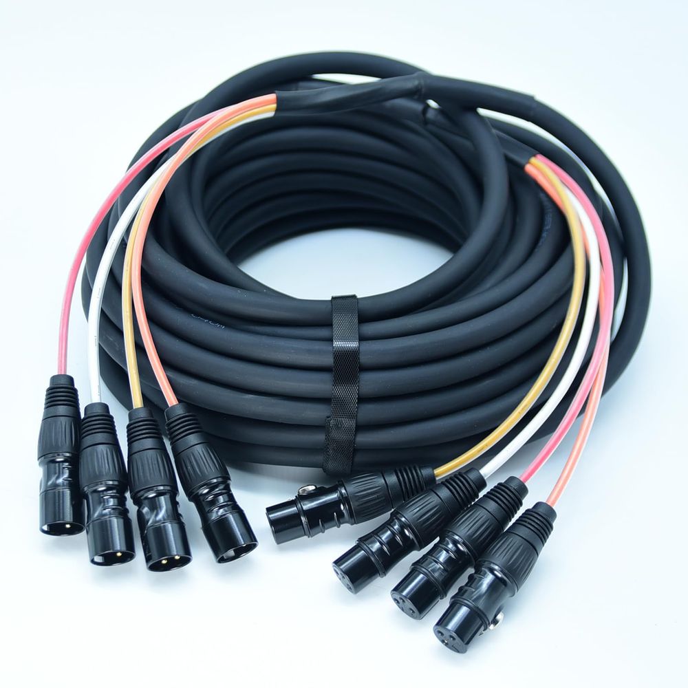 Cable Multipar Arklove 4 Canales Balanceado XLR